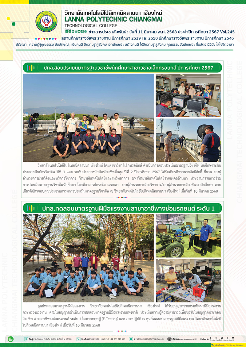 Lanna Polytechnic ChiangMai Website