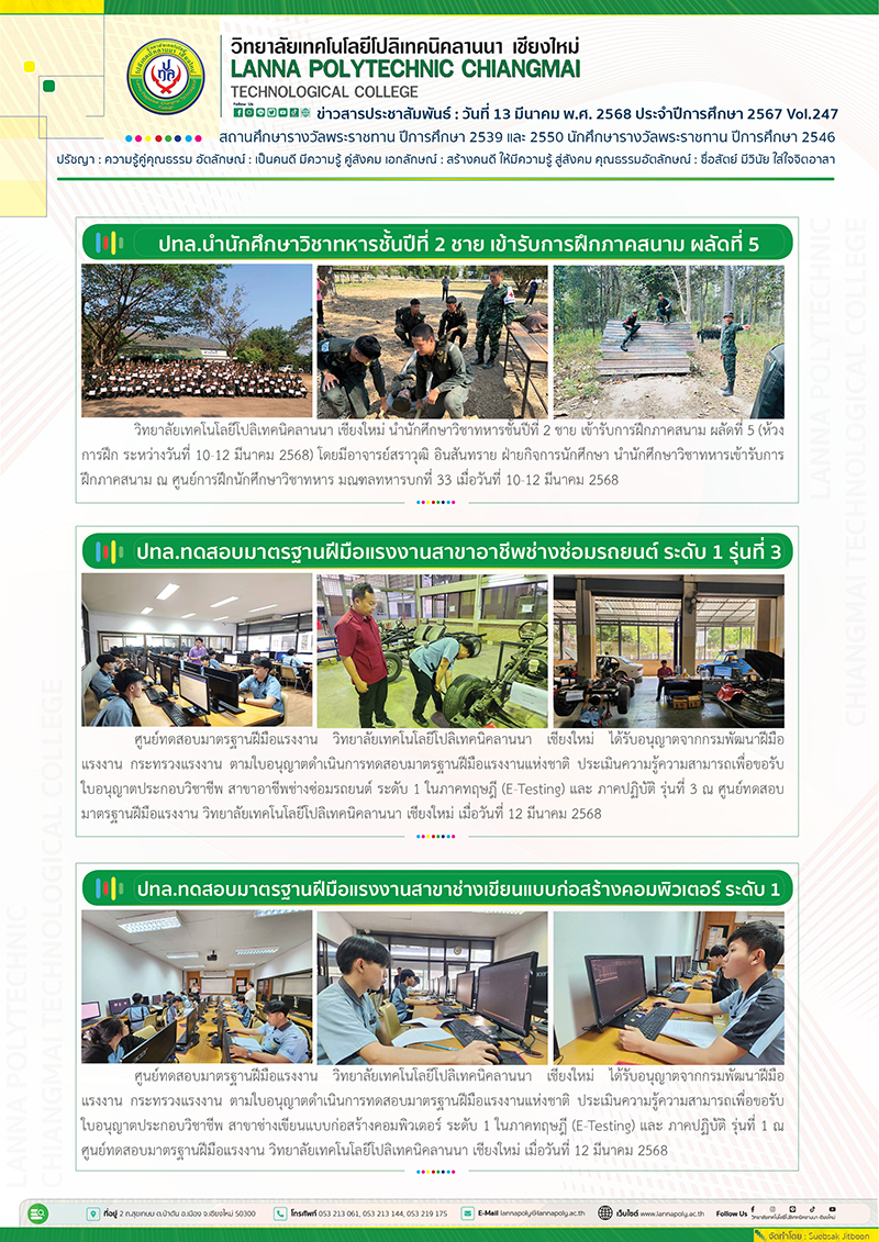 Lanna Polytechnic ChiangMai Website