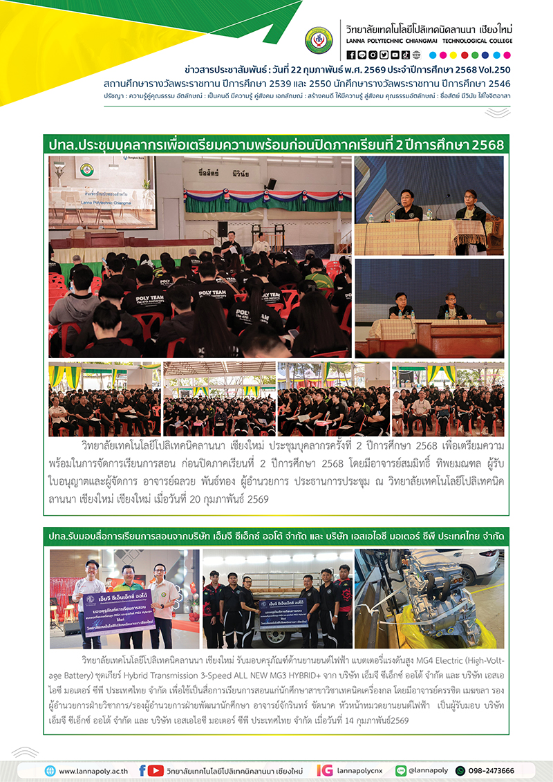 Lanna Polytechnic ChiangMai Website