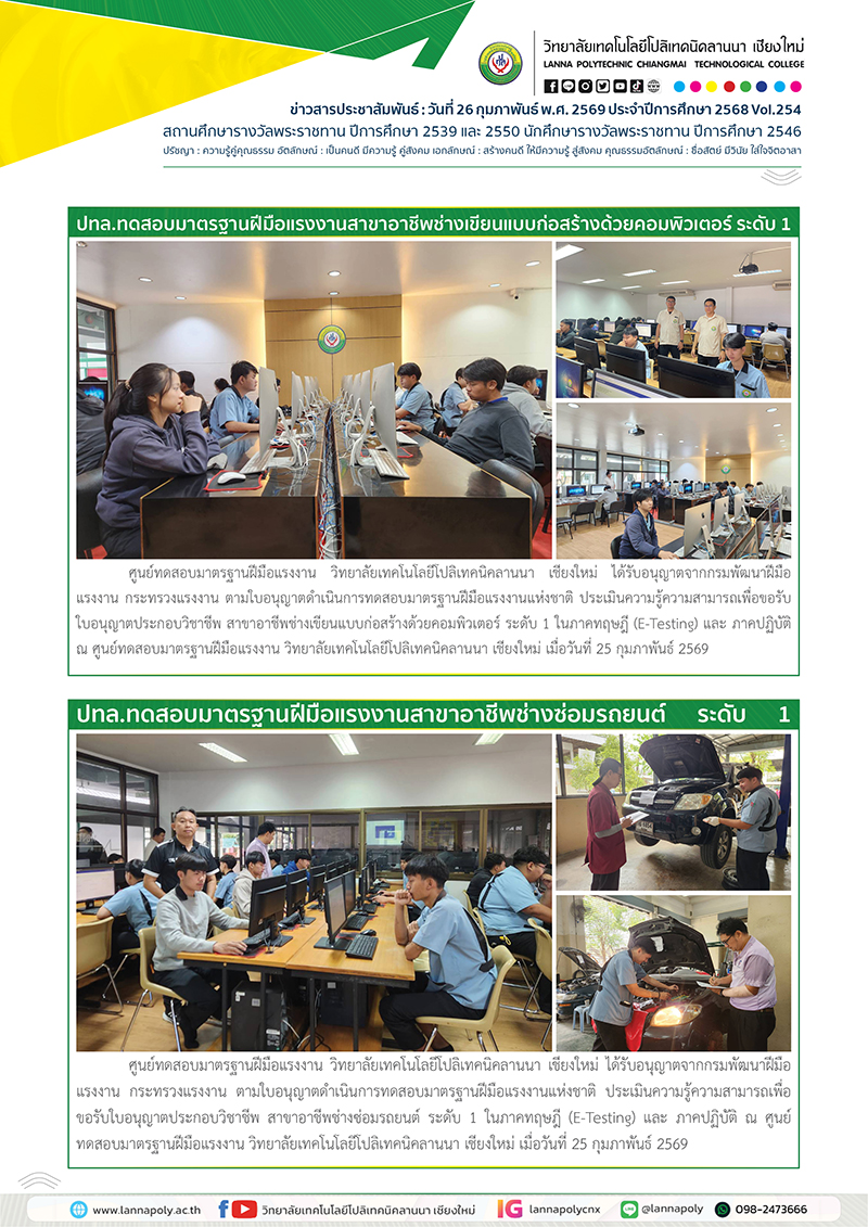 Lanna Polytechnic ChiangMai Website